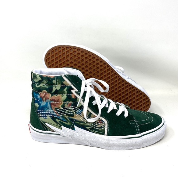 Vans | Shoes | Vans Sk8hi Green Mens High Top Suede Sneakers Shoes ...